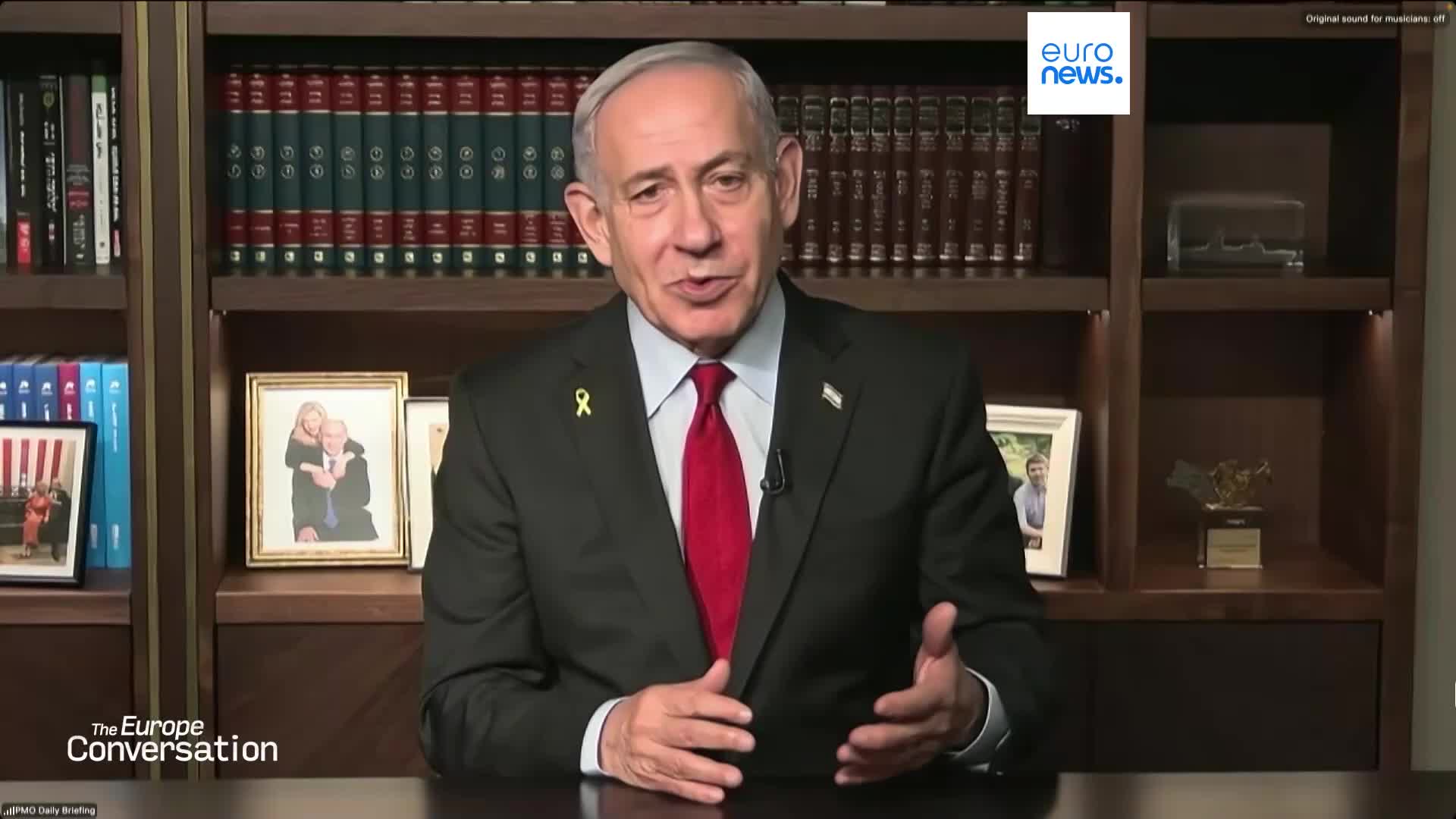 Hamas’ rule has to come to an end, Benjamin Netanyahu tells Euronews