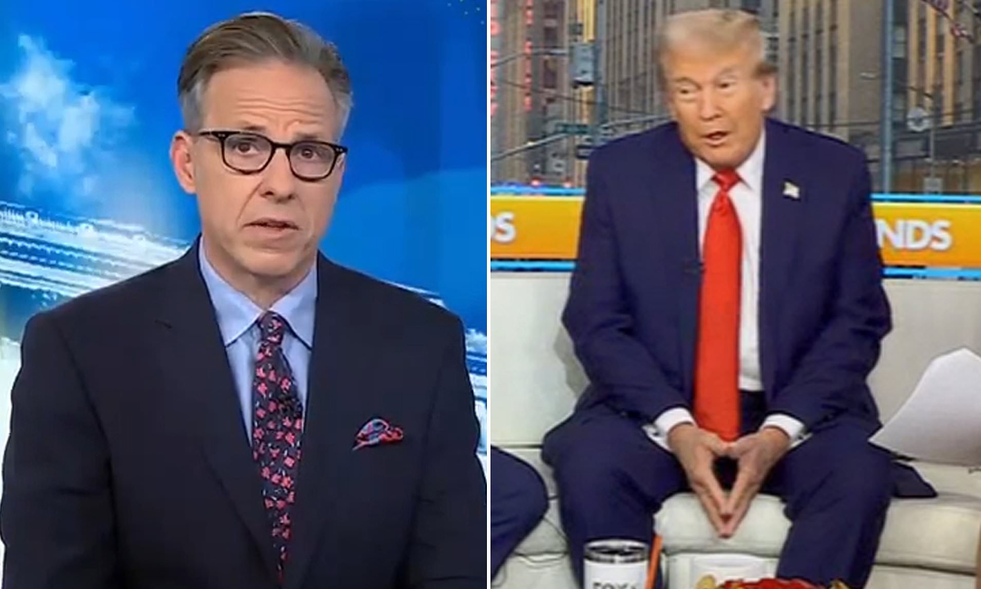 CNN's Jake Tapper slammed for 'exclusive interview' with Donald Trump