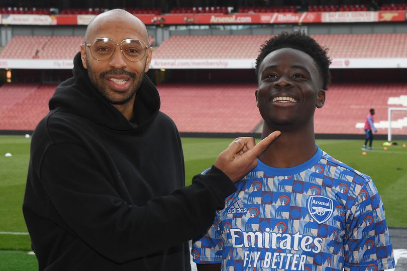 Thierry Henry sends Bukayo Saka instruction in touching Arsenal message