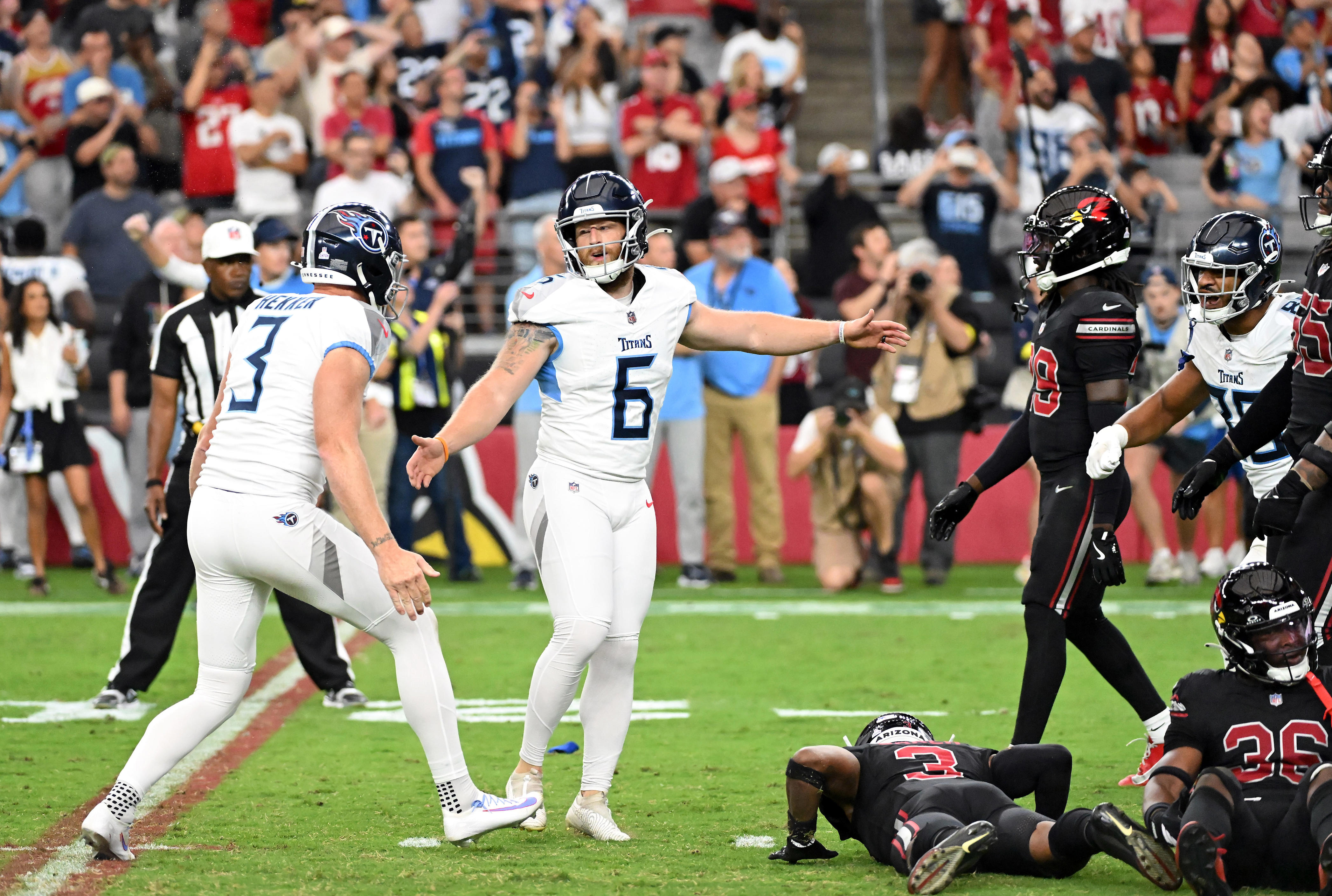 Joey Slye injury update. What Titans, Brian Callahan said about status ...