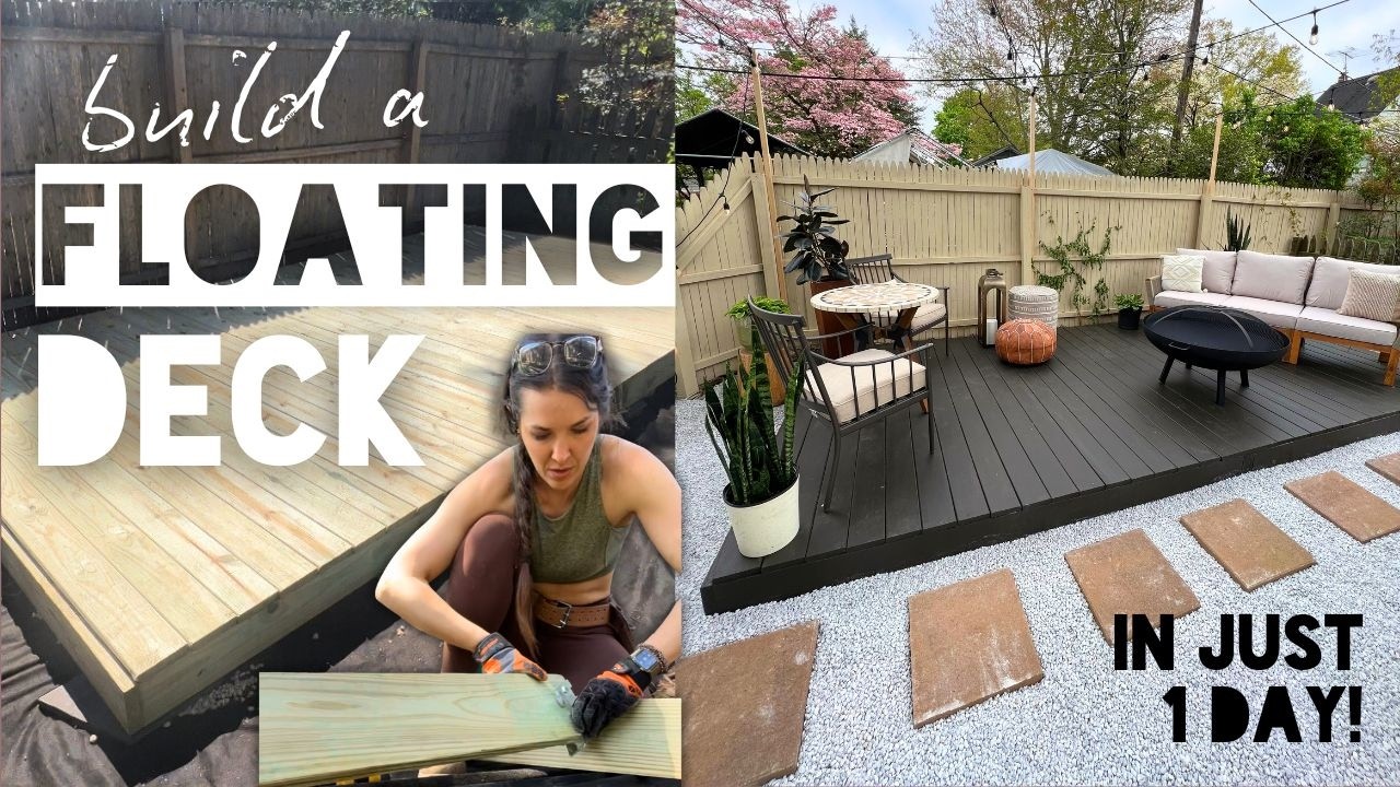 How I Built a Floating Deck with No Saw, No Permits, No Digging