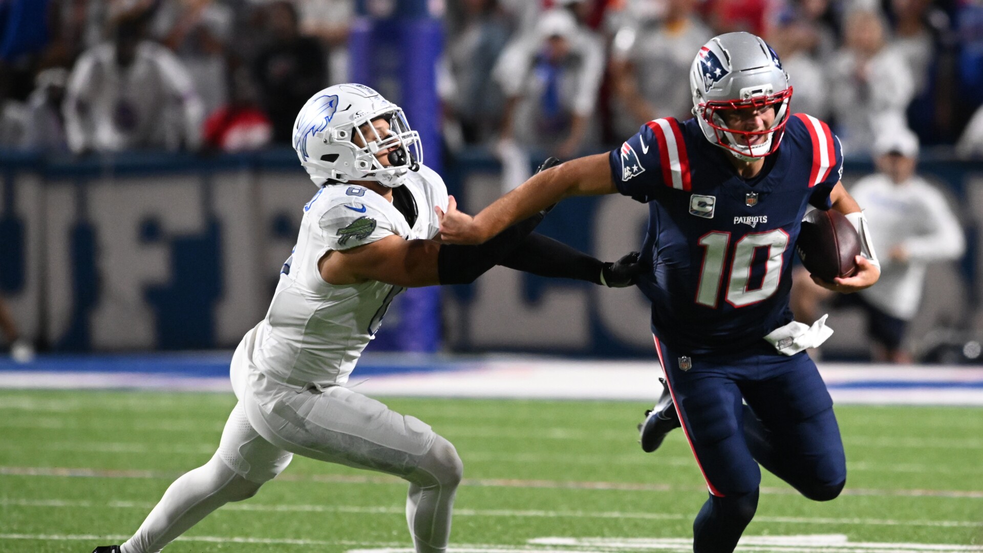Sunday Night Football: Patriots hold 6-3 lead over Bills after sloppy ...