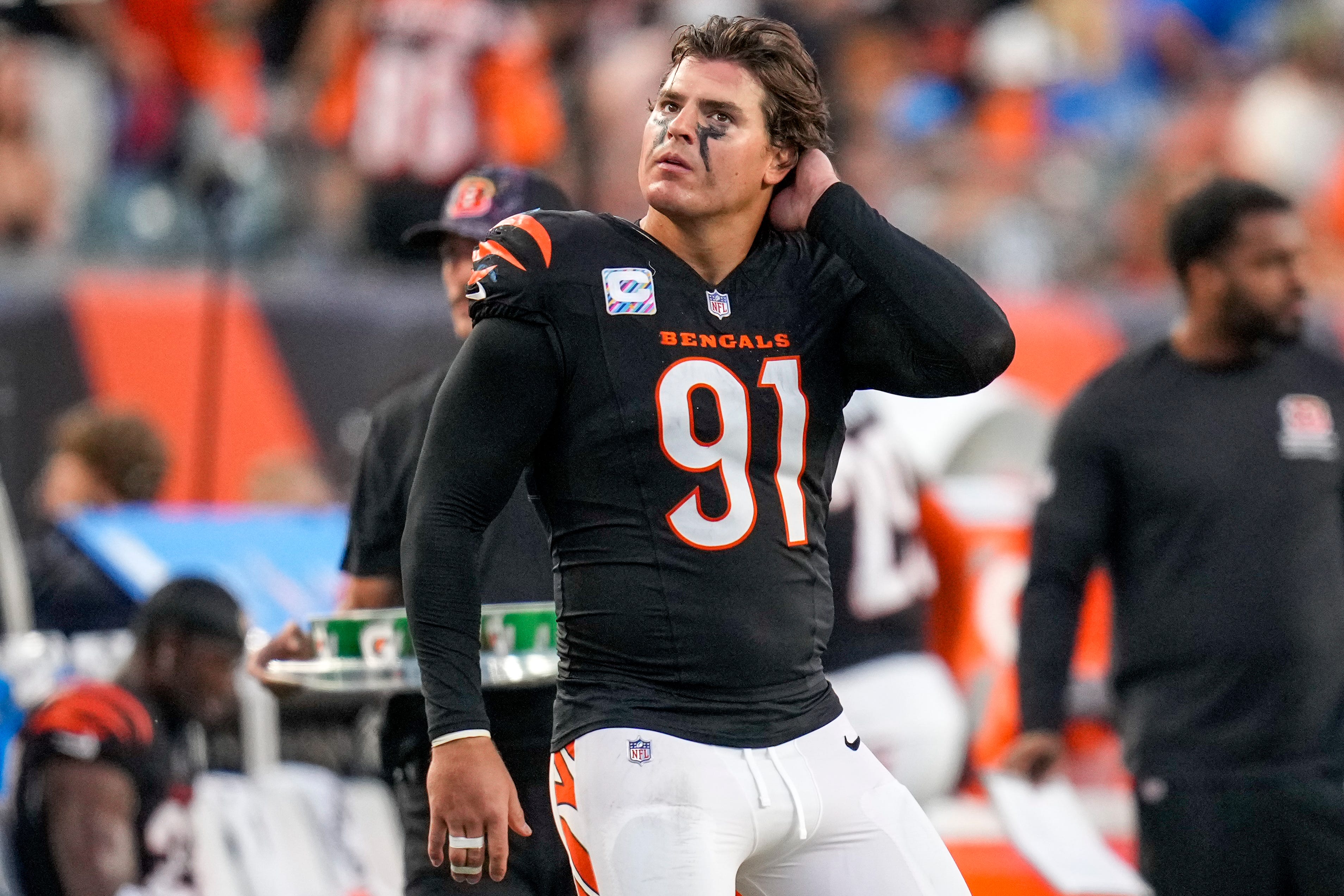 Bengals defensive end Trey Hendrickson inactive vs Bears