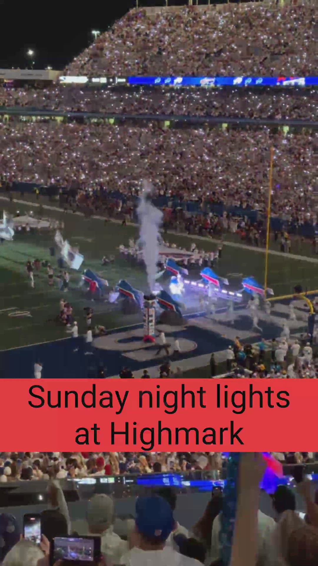 Sunday night lights at Highmark Stadium