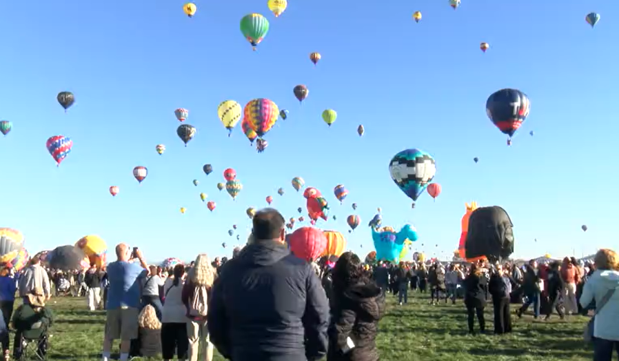 Day 2 Balloon Fiesta attendees talk breakfast burritos