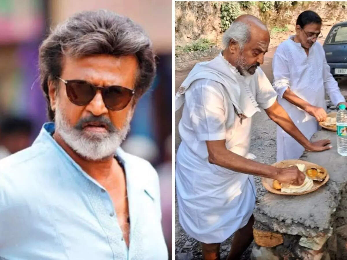 Rajinikanth's spiritual escape: Actor takes a break in Rishikesh and ...