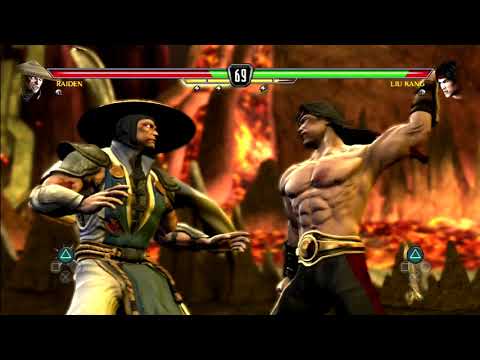 MK VS DC Battles - Raiden VS Liu Kang