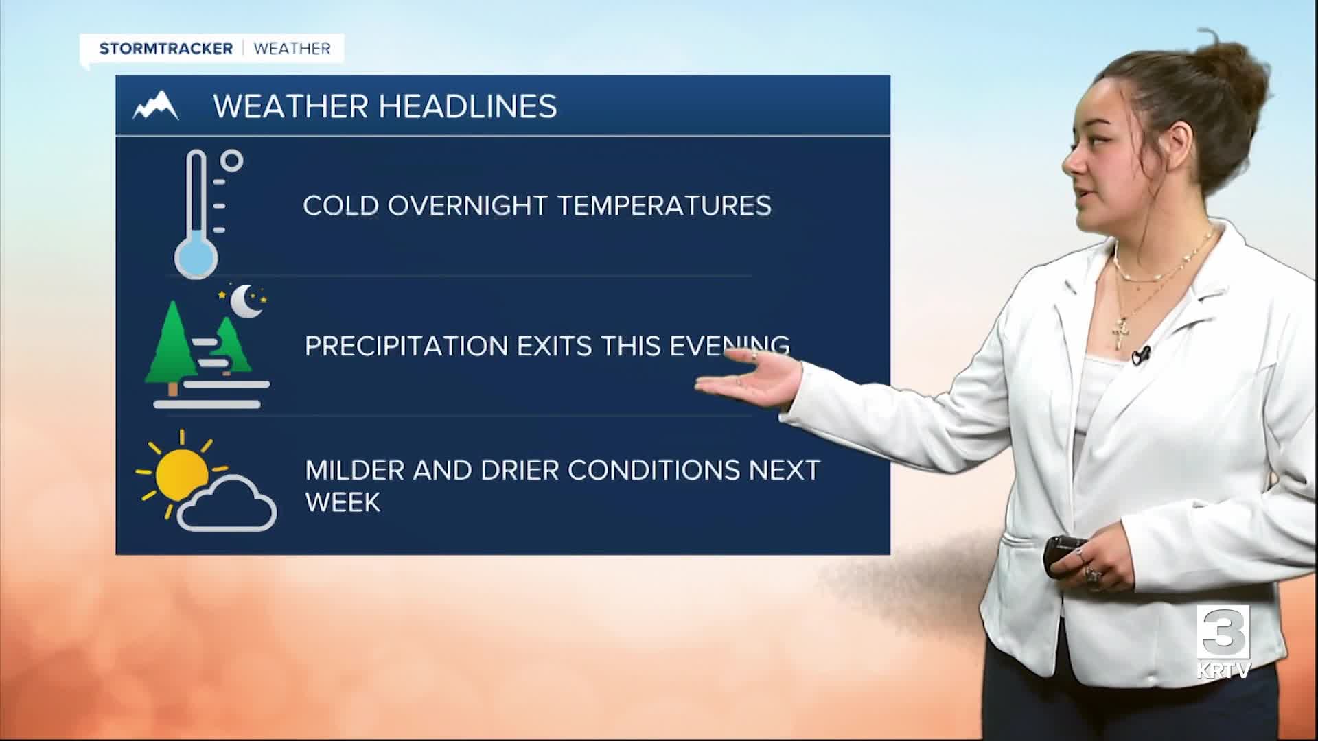 Mild and dry conditions ahead