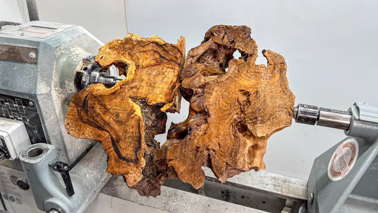 Woodturning magic: Olive wood to stunning bowl