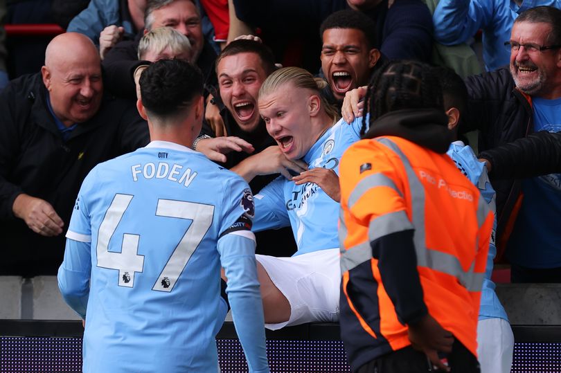 Man City player ratings vs Brentford with three 8/10s as Erling Haaland ...