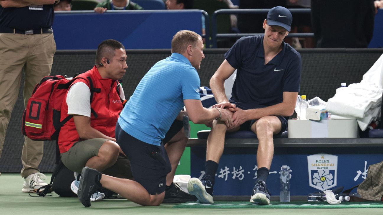 Taylor Fritz upset, Jannik Sinner retires at Shanghai Masters