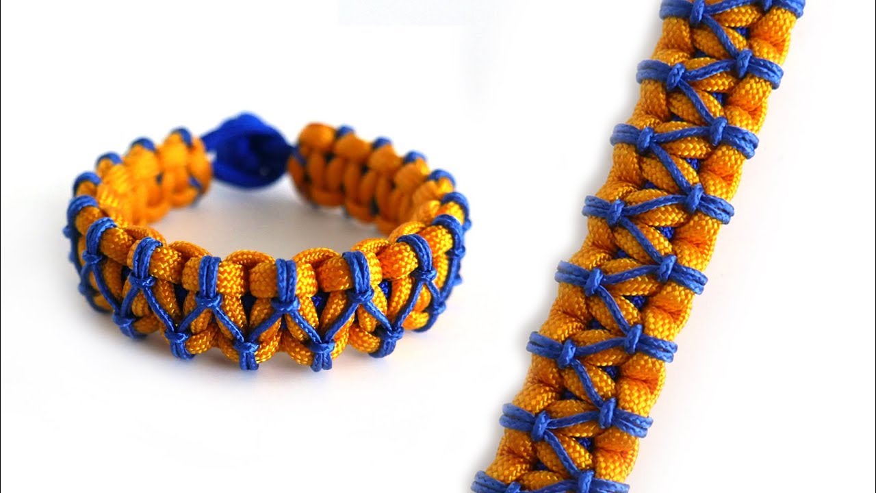 Master the Lark’s Head Stitched Cobra Knot Paracord Bracelet – Easy ...