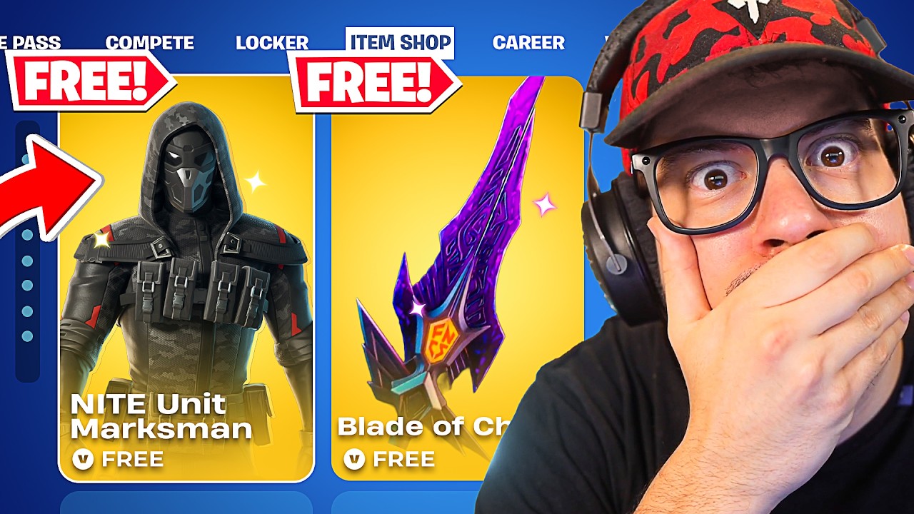 How I scored 10 free skins in Fortnite!