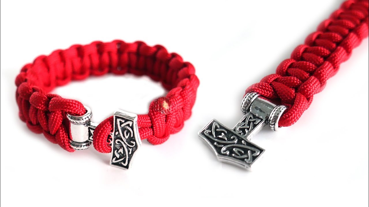 Thor’s Hammer Cobra Knot Bracelet – Epic Mjolnir Paracord Tutorial