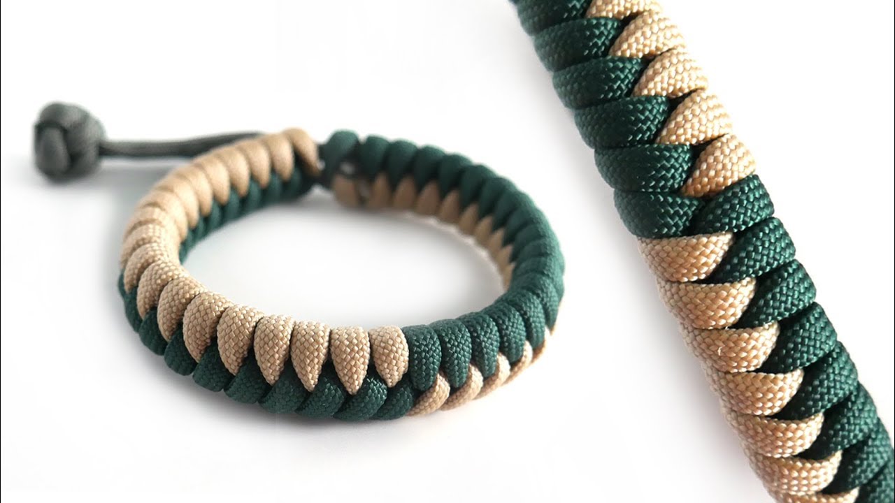 Master the flip flop fishtail Mad Max paracord bracelet design