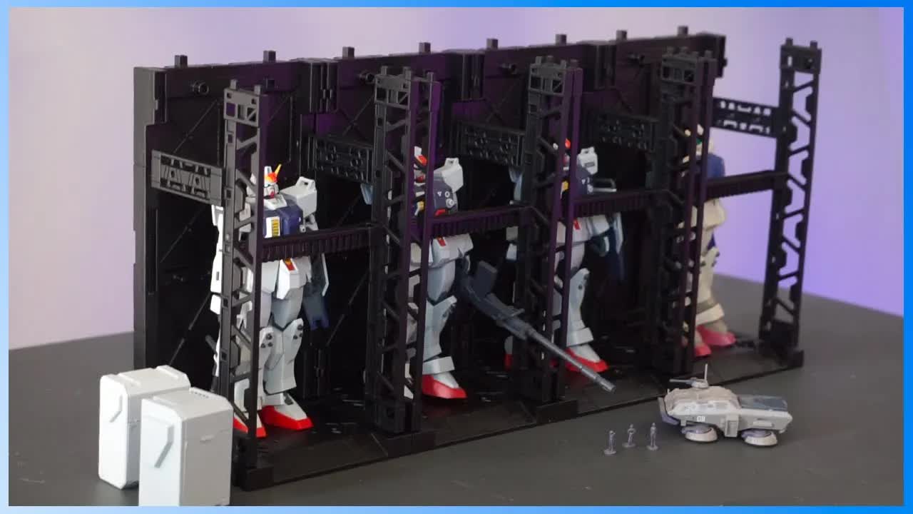 Cheap chain base option! [Gunpla hangar displays]