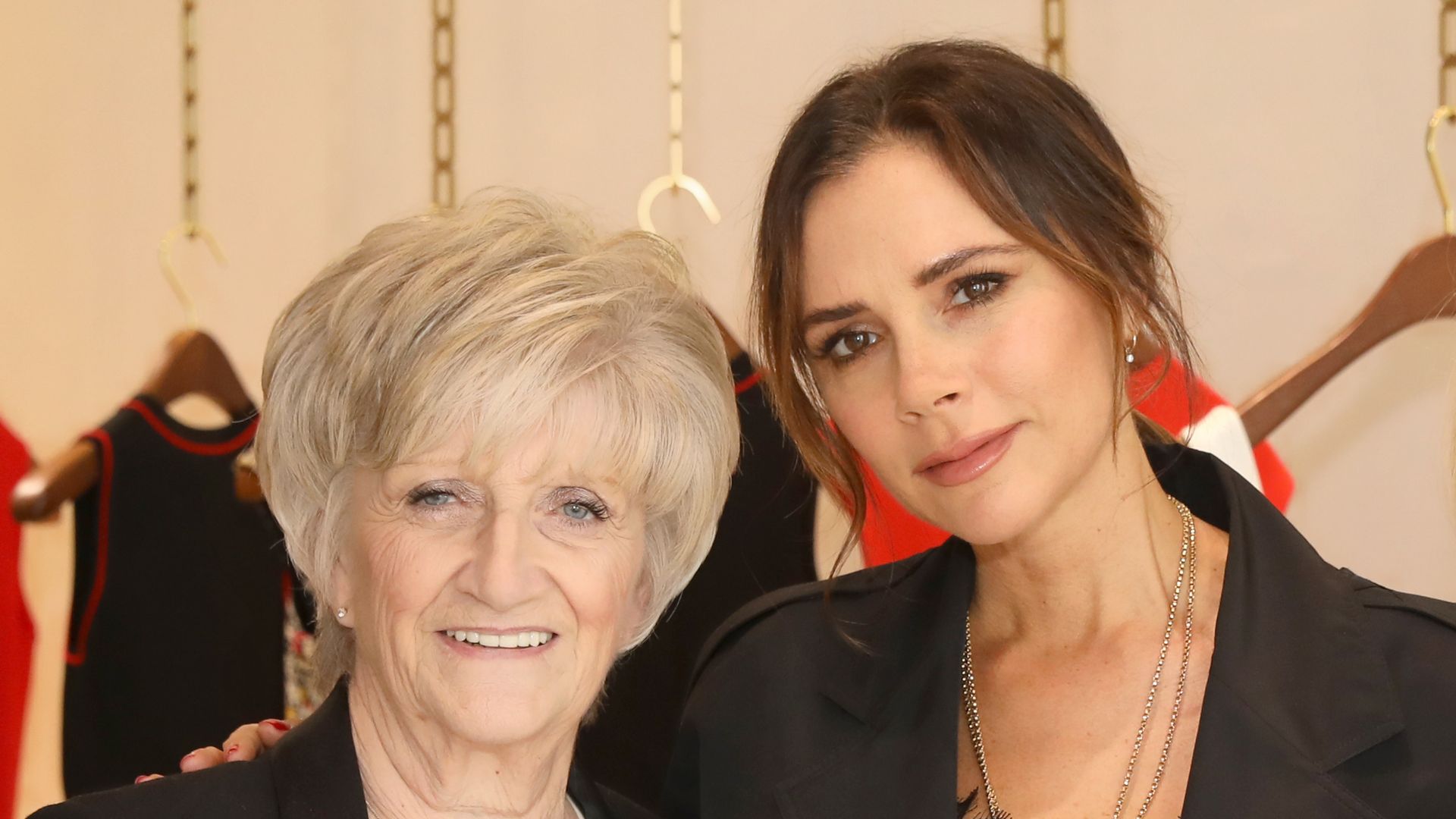 Victoria Beckham dresses David Beckham's mum, 76, head to toe in her ...