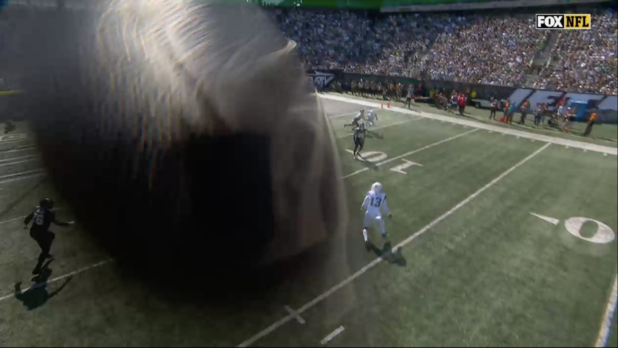SkyCam takes hit in NFL game