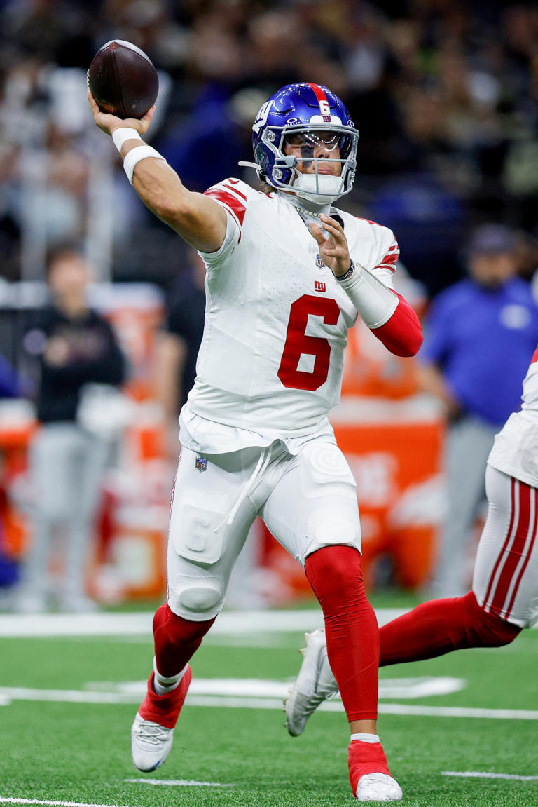 Jaxson Dart’s mom celebrates rookie Giants QB’s back-to-back touchdowns ...