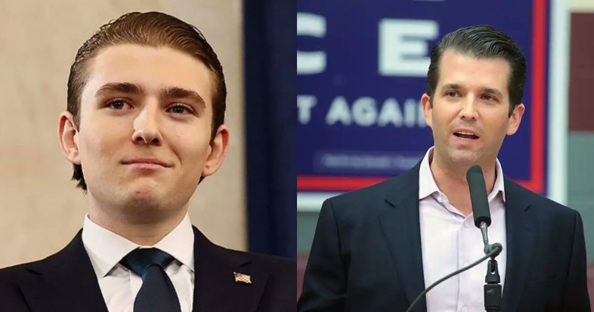 Barron and Donald Trump Jr. Have a Staggering Height Difference – You ...