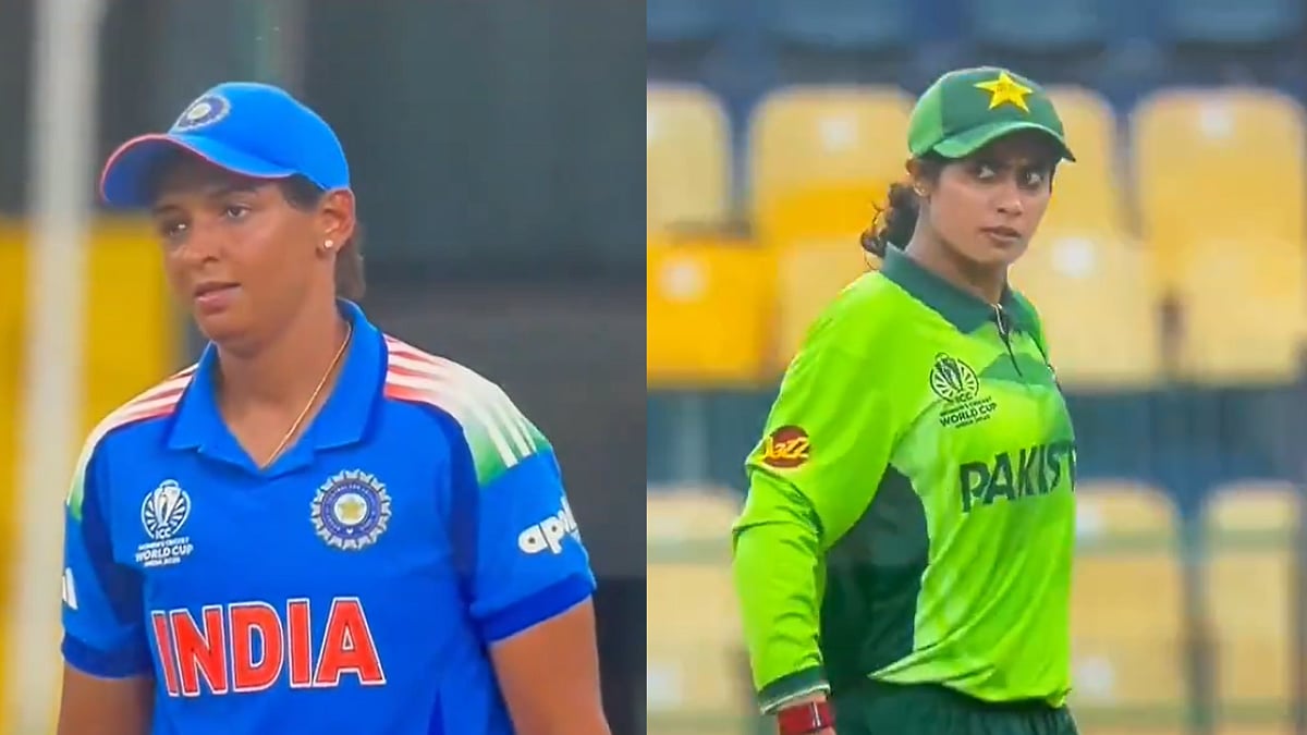 Harmanpreet Kaur's Reaction To Nashra Sandhu's 'Death Stare' Goes Viral ...