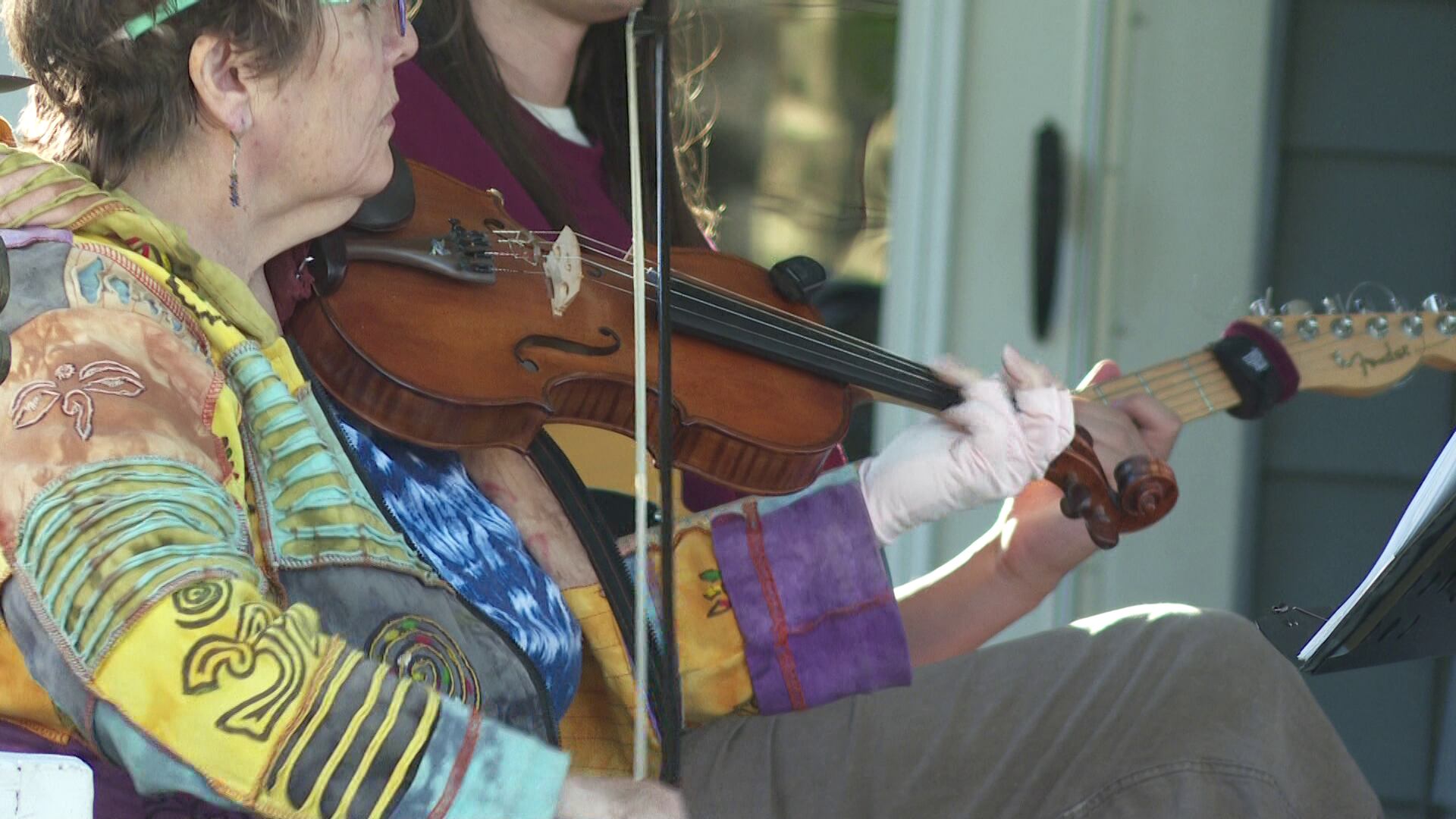 Local musicians take stage on front porches