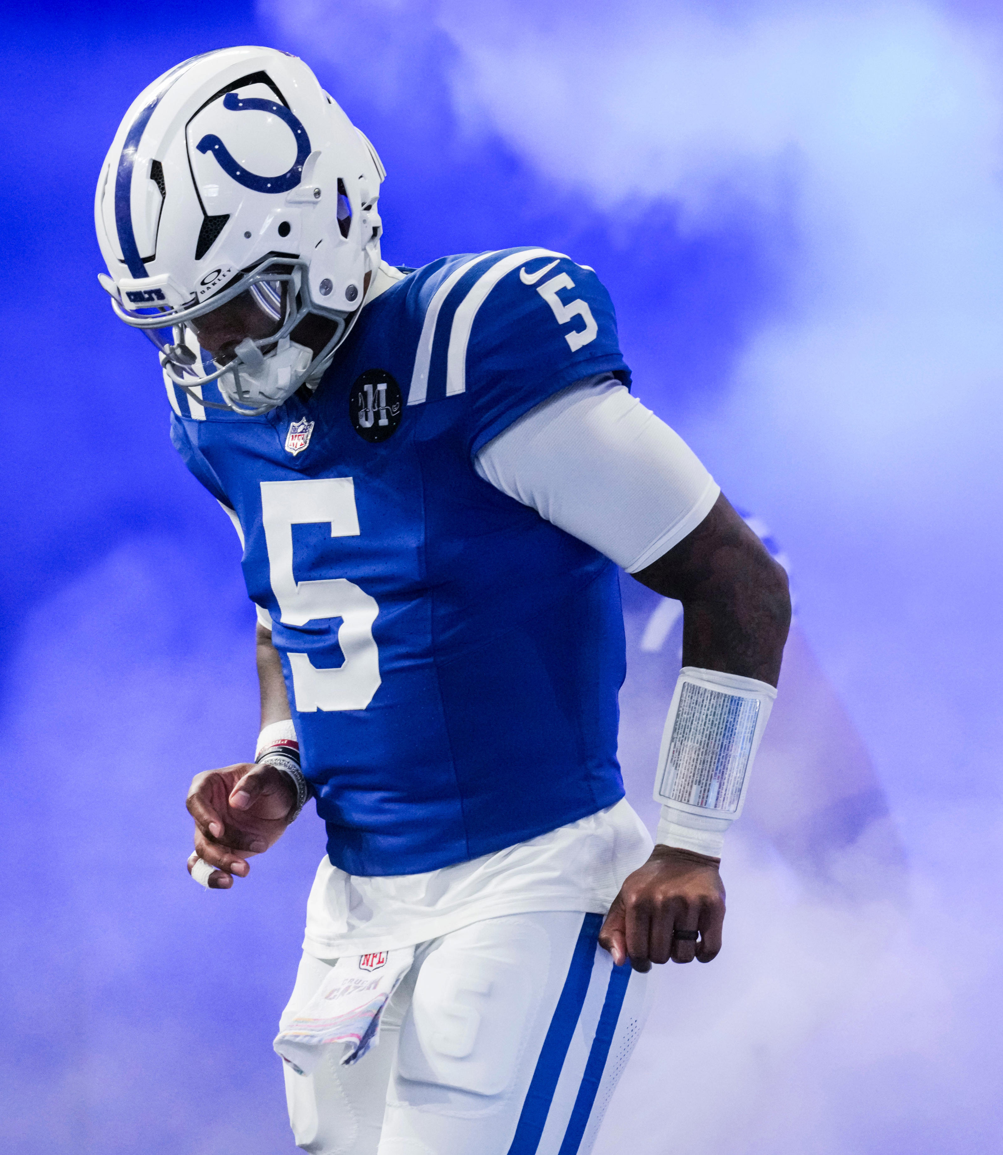 Watch Colts QB Anthony Richardson complete a pass to himself vs Raiders