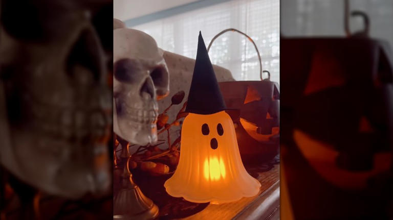 Upcycle Thrifted Frosted Glass Globes Into Halloween Decor With An Easy DIY