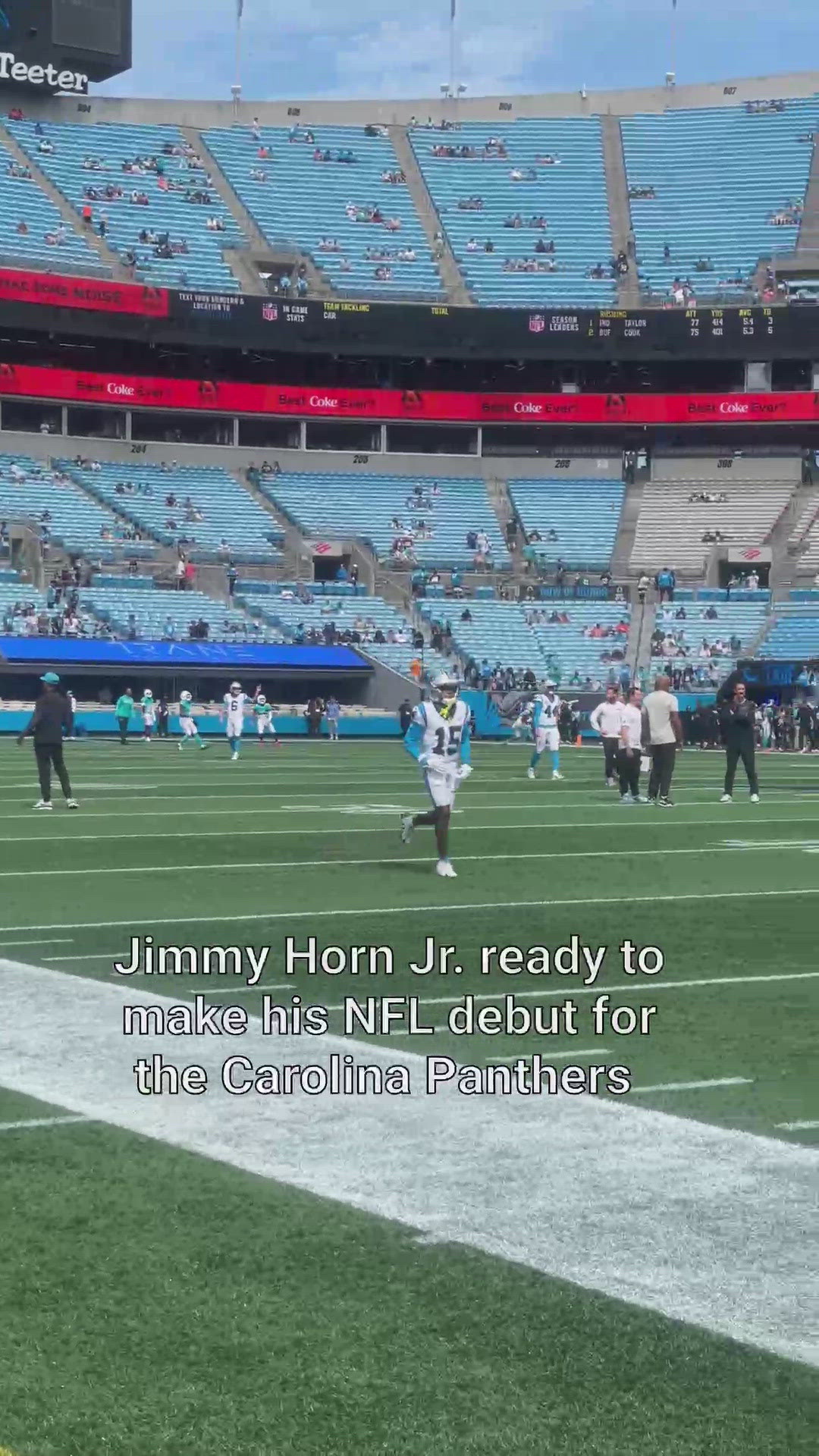Carolina Panthers WR Jimmy Horn Jr. ready to make NFL debut