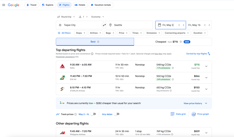 New tools: How to use Google Flights to find cheap flights