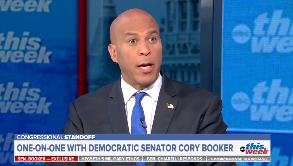Cory Booker ‘proud’ of Dem leadership over handling of government shutdown battle