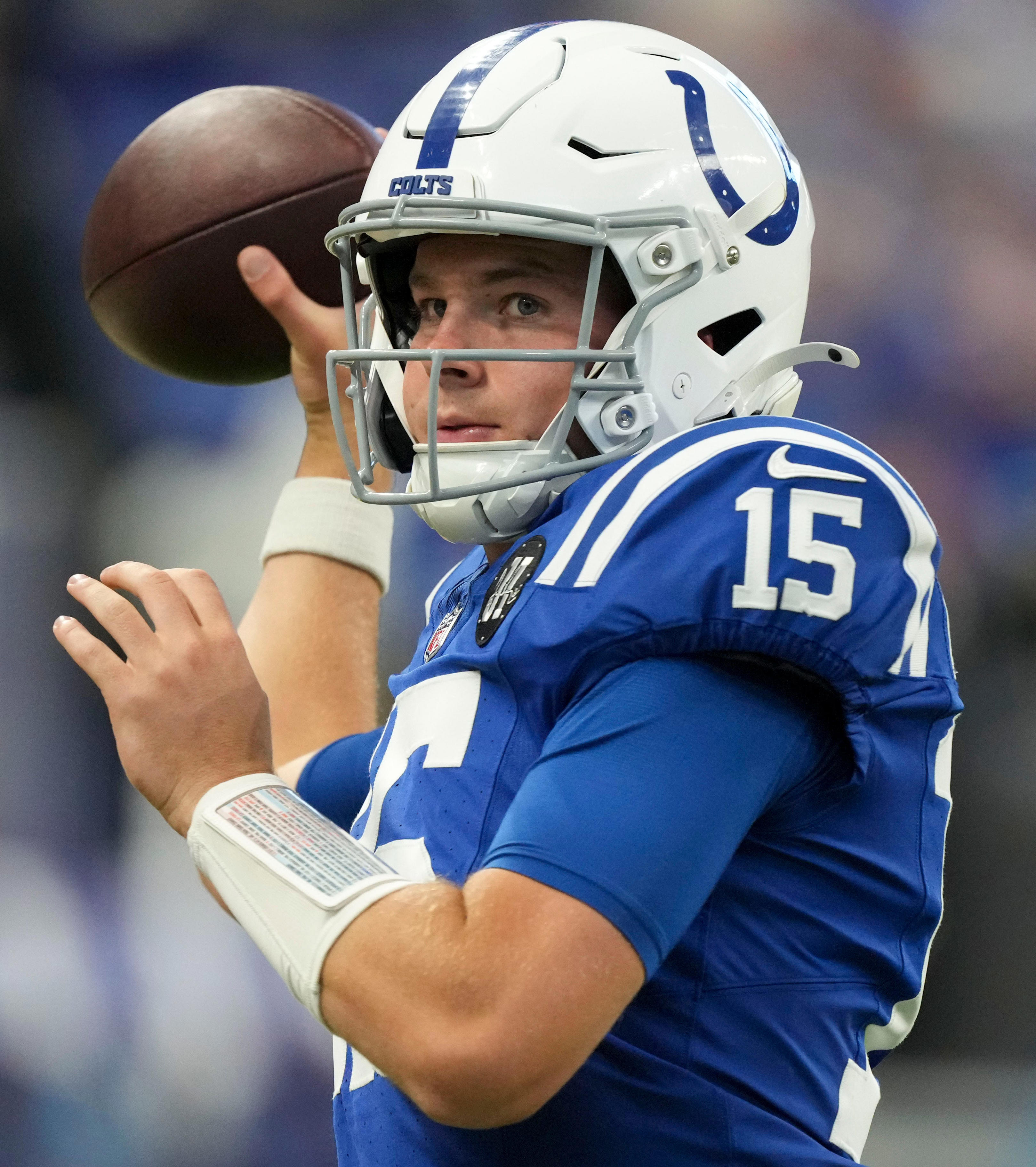 Riley Leonard will be Colts No. 2 quarterback vs. Chargers despite ...