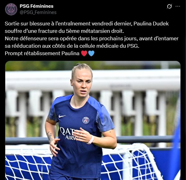 Official – PSG announces new long-term injury