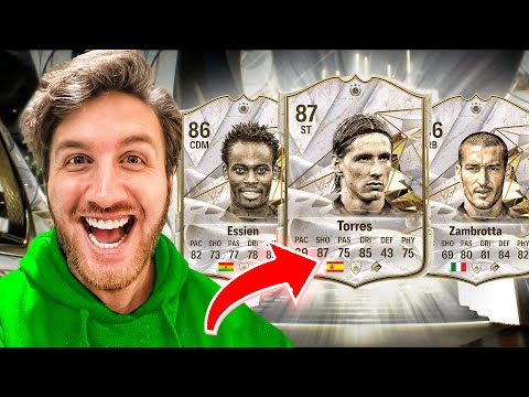 I opened 25 x 87 max icon upgrade packs in EAFC 24