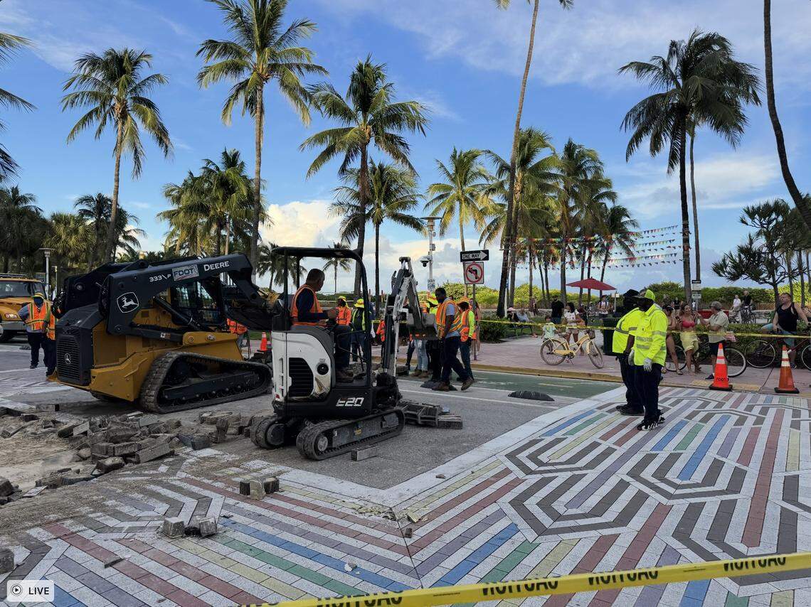 FDOT begins gutting rainbow crosswalk in South Beach amid statewide ...