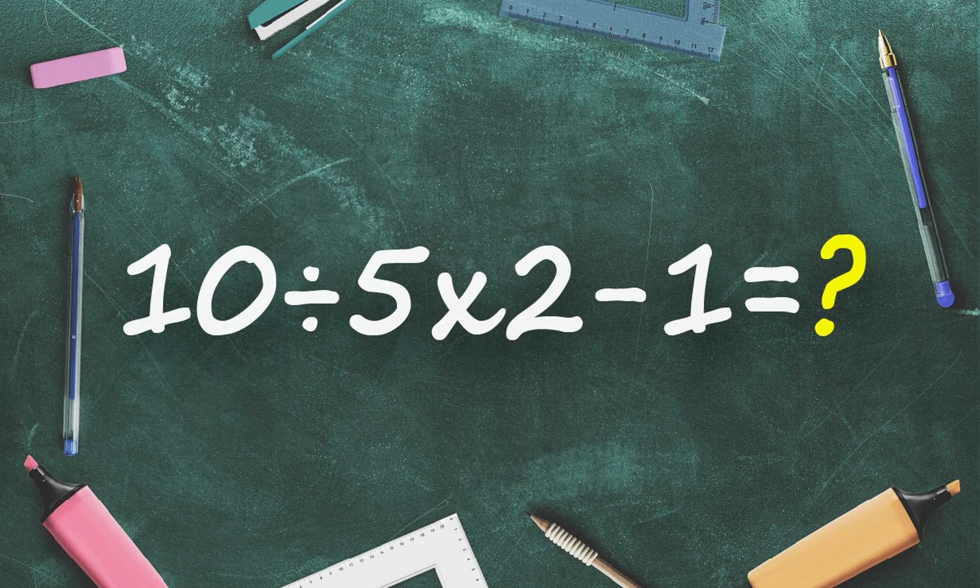 People are divided over answer to easy math problem - can you solve it ...