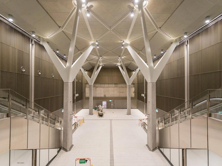 Melbourne's new Town Hall station revealed as Metro Tunnel construction ...