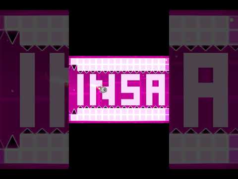 Using the swing copter to beat challenging levels in Geometry Dash #shorts