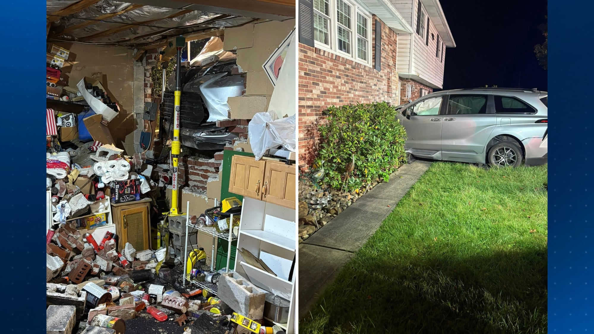 Vehicle drives into building, breaks through wall in Mount Pleasant ...