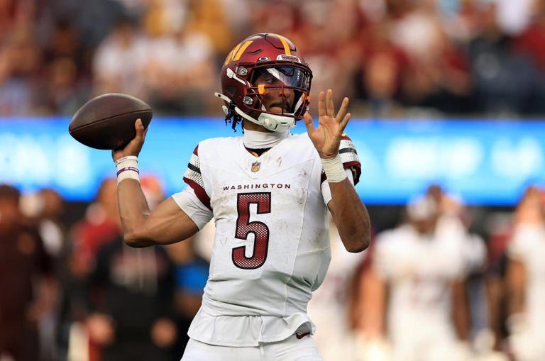 Commanders announce huge Jayden Daniels news after beating Chargers