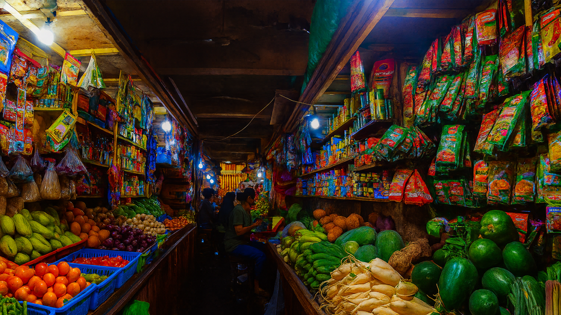 Recorrido a pie por el mercado público de Puerto Princesa en Palawan ...