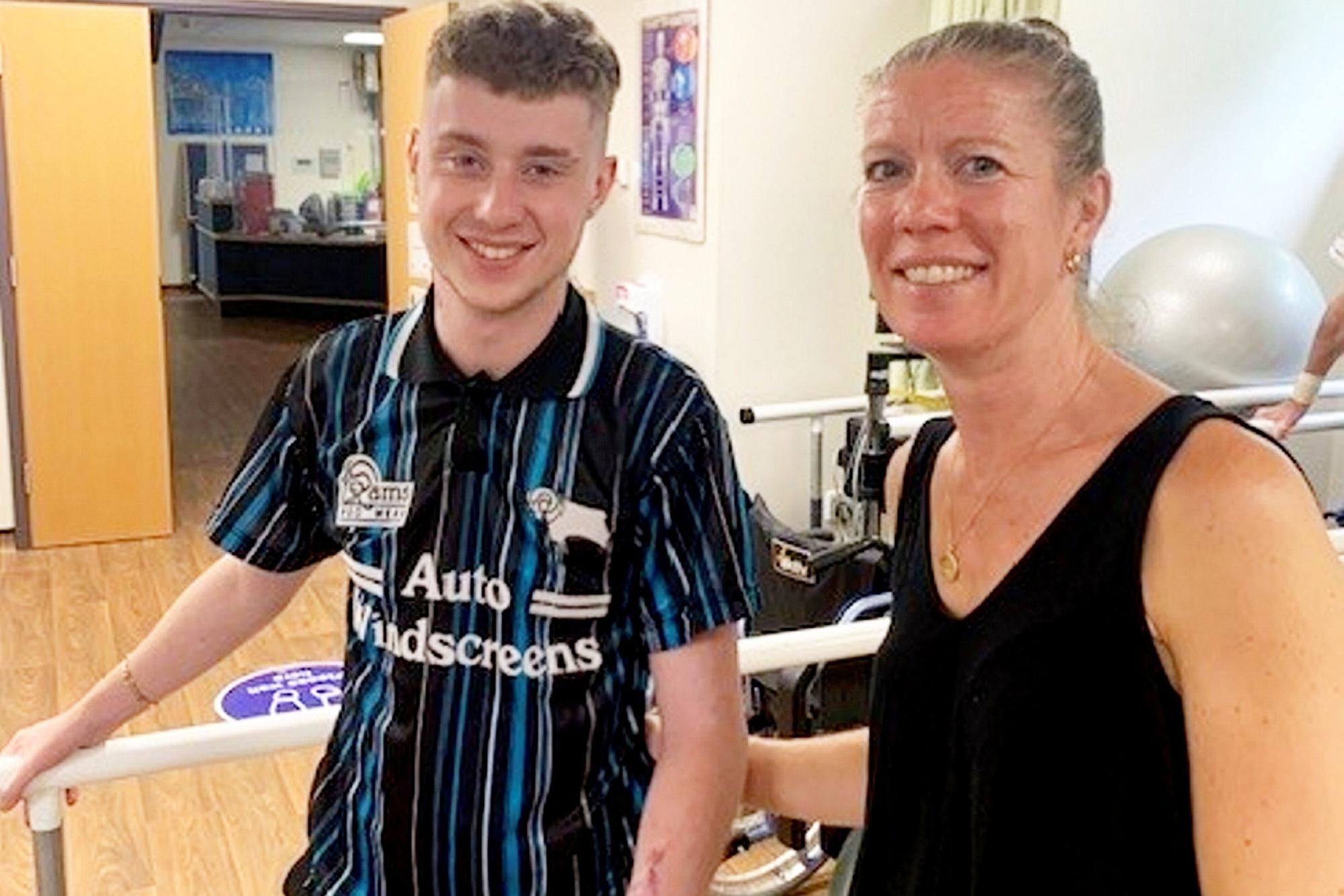 Derbyshire man had both legs amputated days before his 21st birthday ...