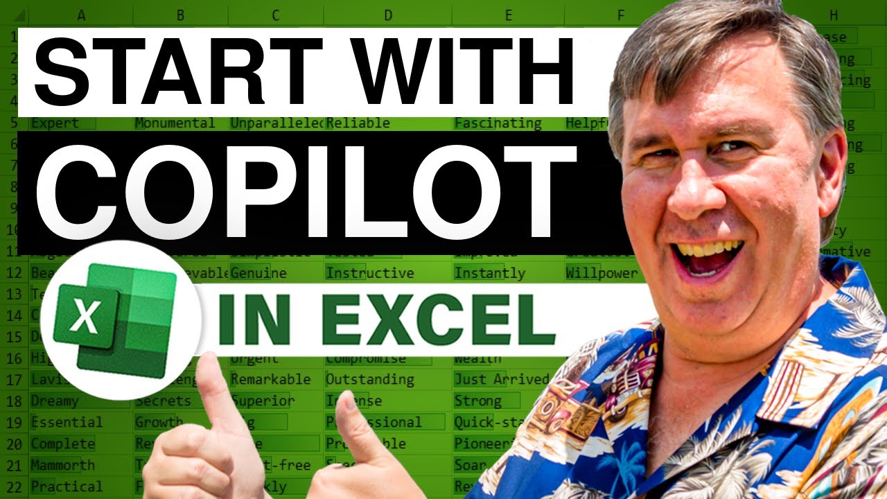 Excel’s “Start with Copilot” – A Game Changer for Beginners!
