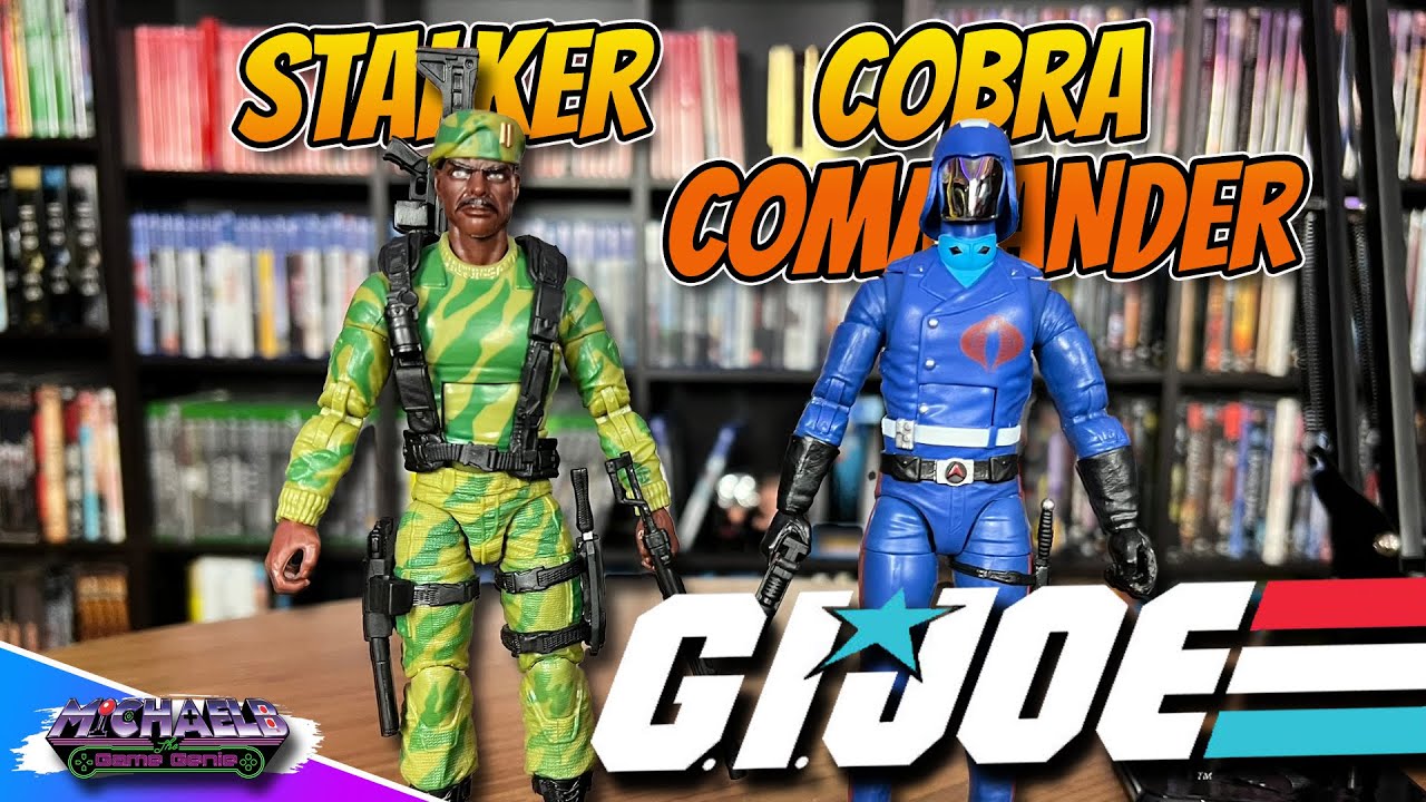 G.I. Joe Classified Retro Cobra Commander & Sgt. Stalker Review