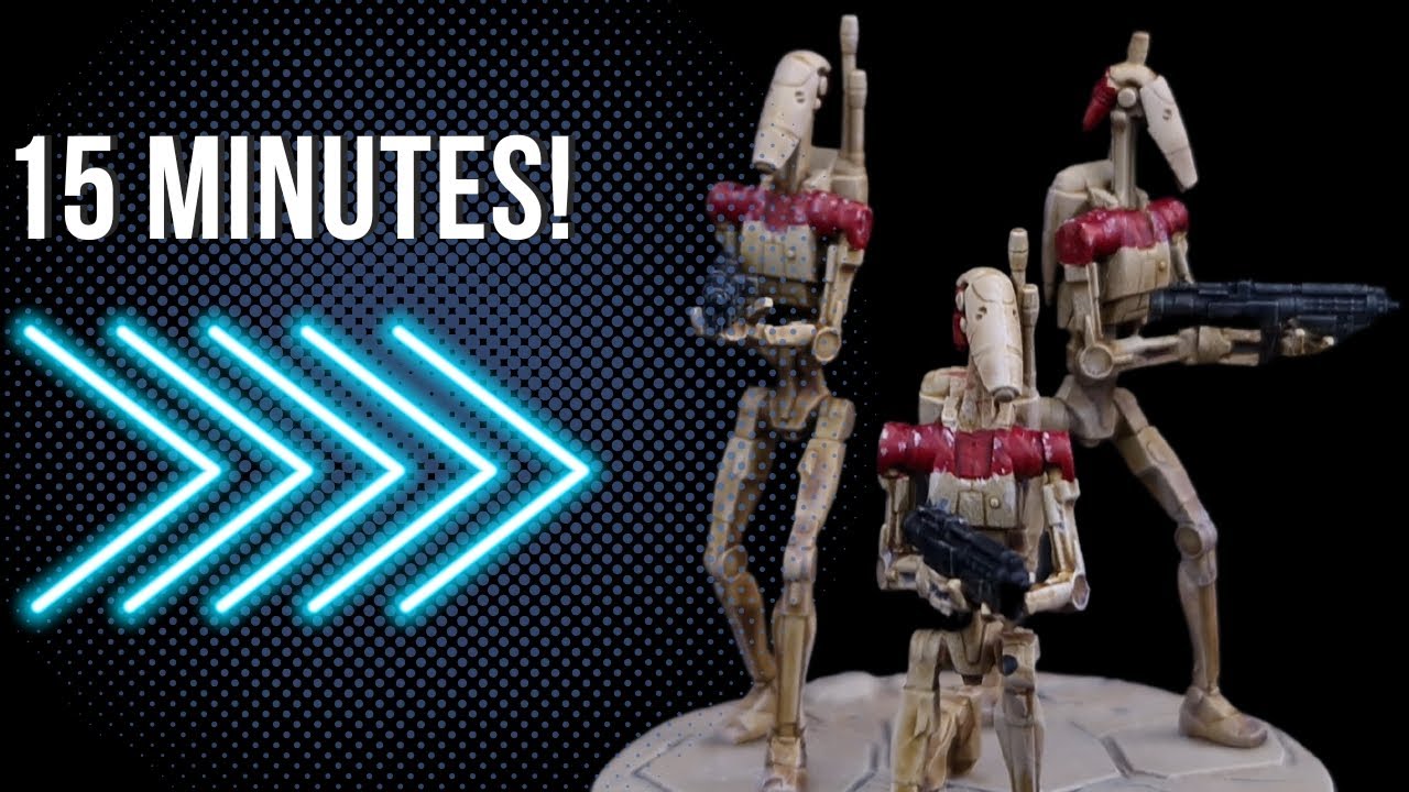 Speed Painting Star Wars Battle Droids – My Secret Tips!
