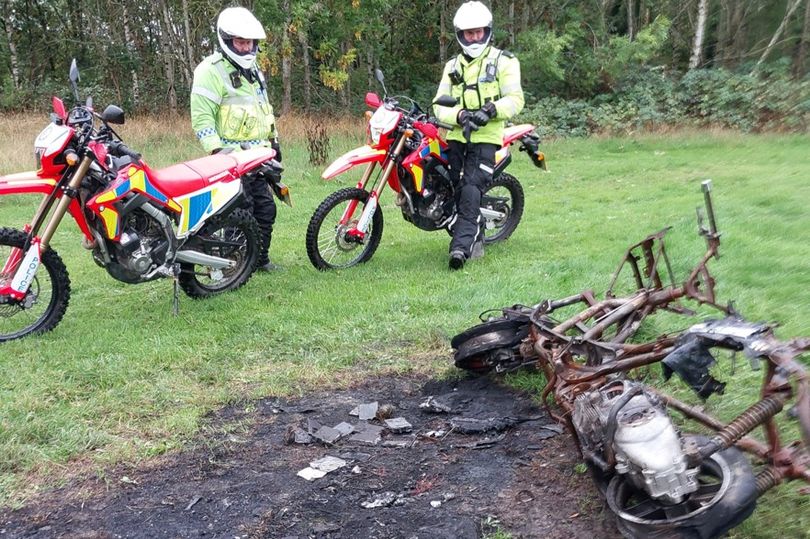 Police issue warning to off-road bikers