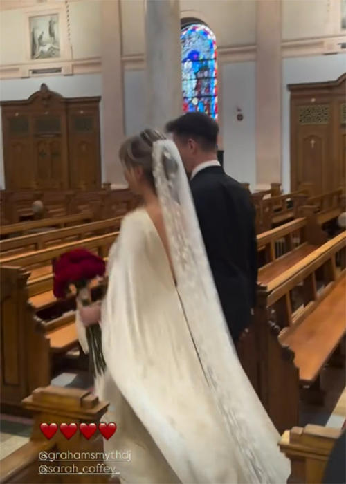 Jennifer Zamparelli reunites with old colleagues at RTÉ wedding