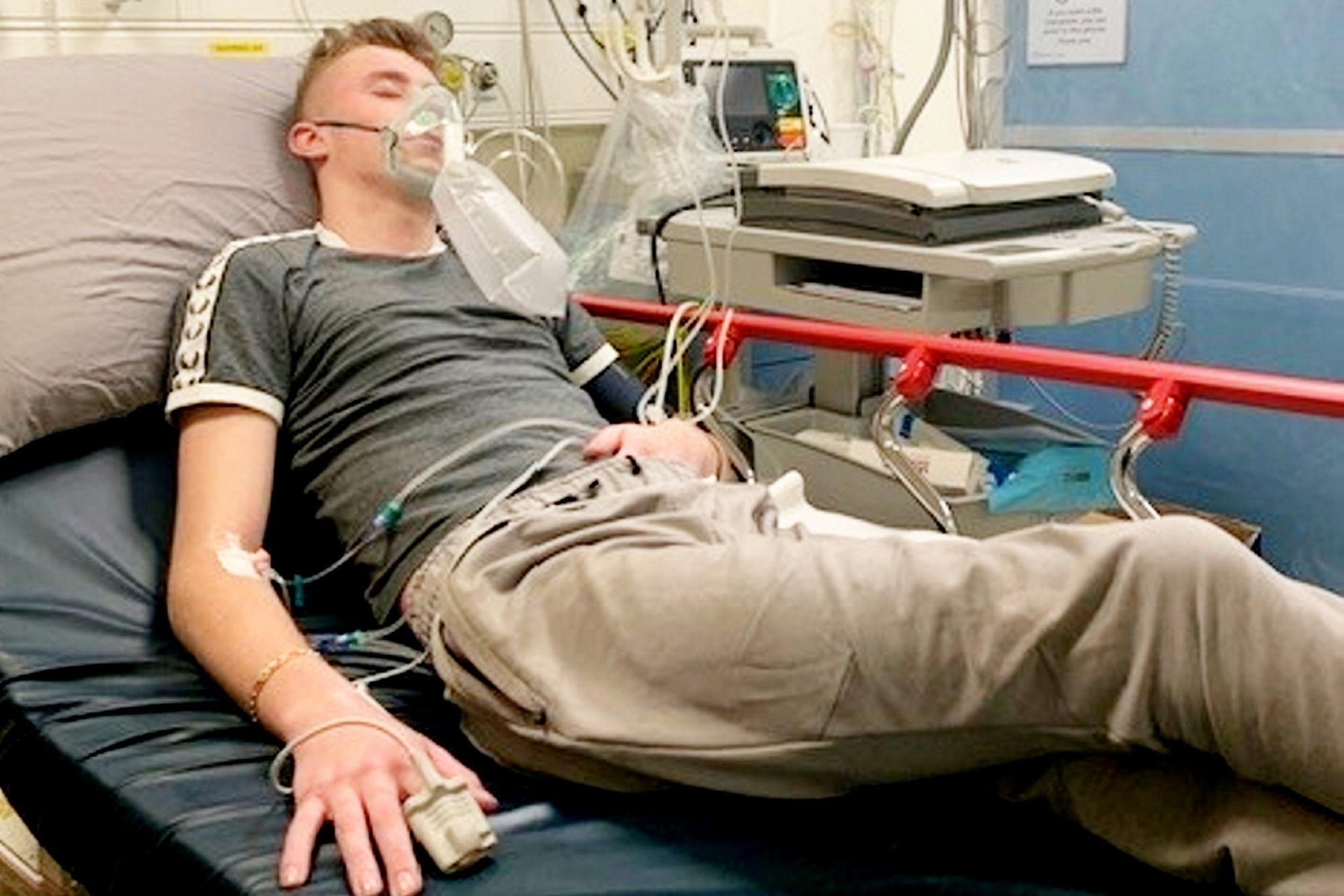 Derbyshire man had both legs amputated days before his 21st birthday ...