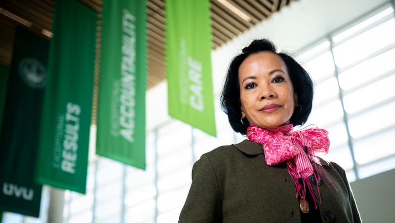 Astrid Tuminez is grieving. What UVU’s president can teach us after her ...