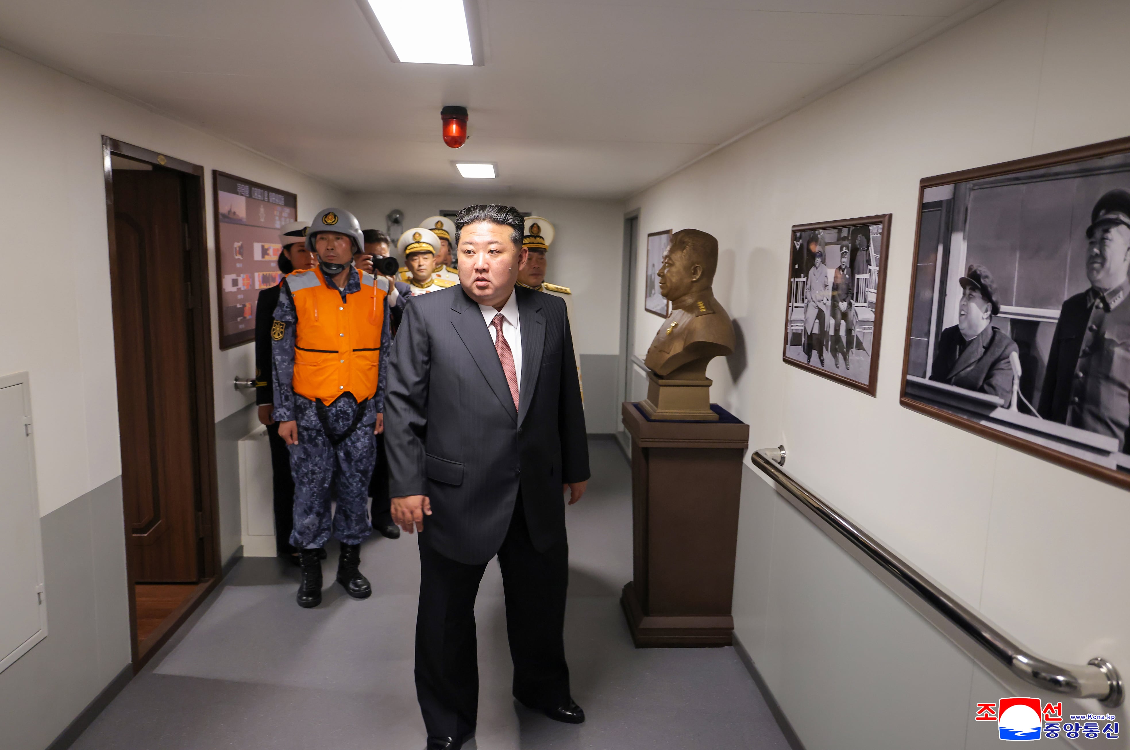 Kim Jong-un Inspects Destroyer, Displays NLL Chart, Stresses Naval ...